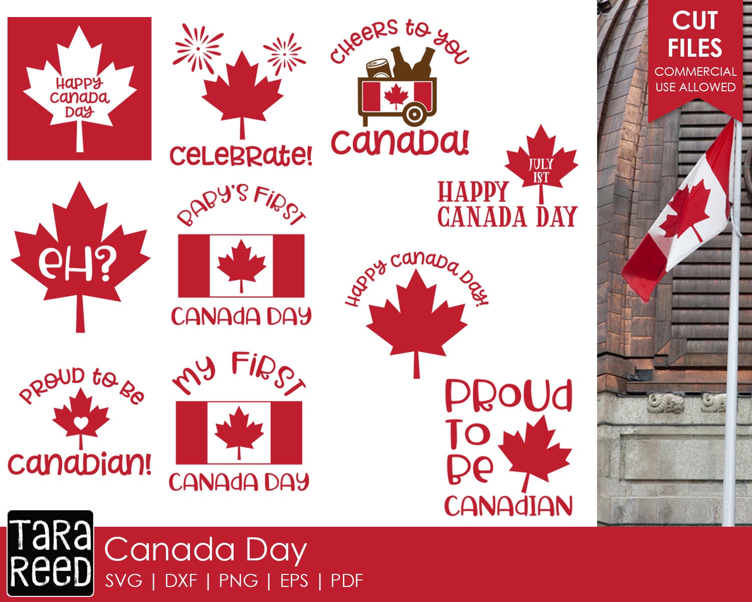 Canada Day Canadian SVG and Cut Files for Crafters | Etsy