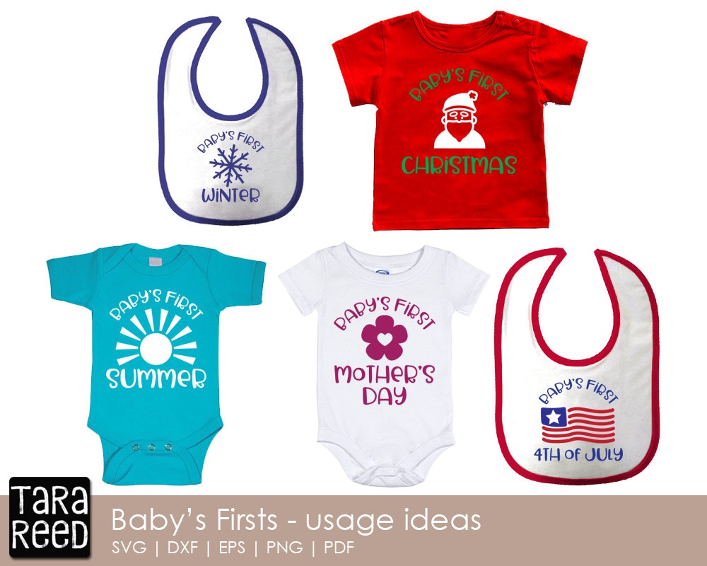 Baby's Firsts - Baby SVG and Cut Files for Crafters - Etsy