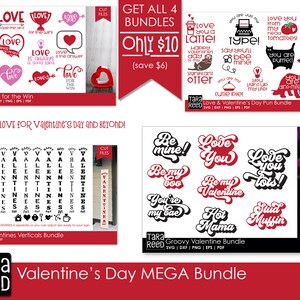 Valentine's Day MEGA Bundle Valentine's Day SVG and Cut Files for ...