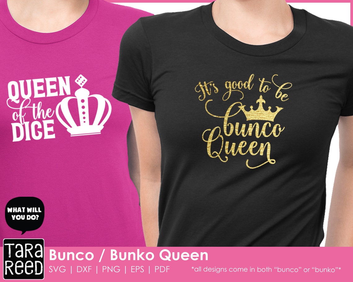 Bunco Queen - Bunco / Bunko SVG and Cut Files for Crafters - Etsy