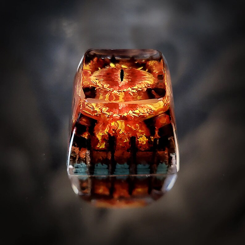 Eye Sauron the Lord of the Rings Keycap , Artisan Keycap , Custom ...