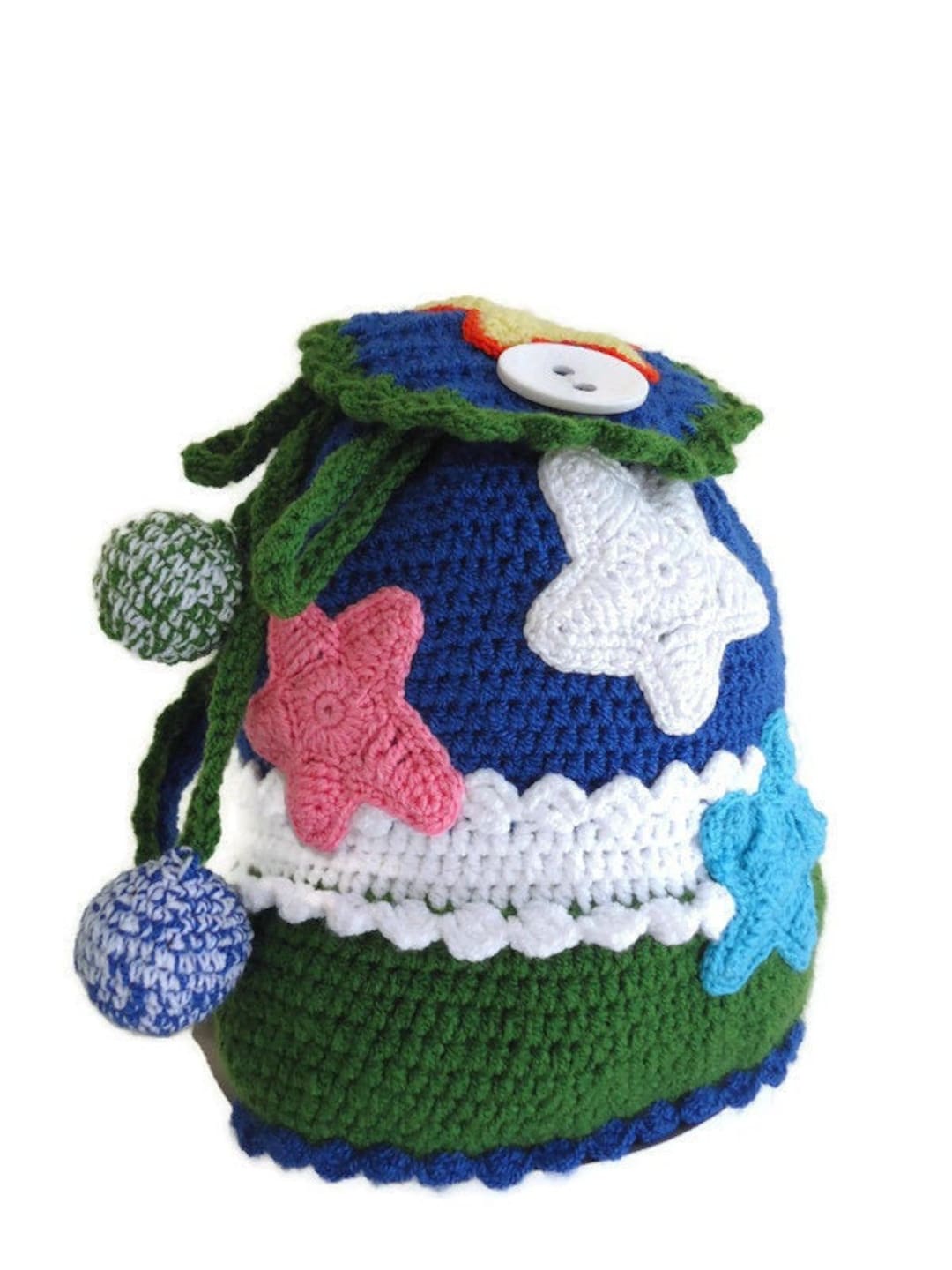 Knit Rucksack, Children's Back Gift, Knit Sac, Kids Crochet Backpack ...