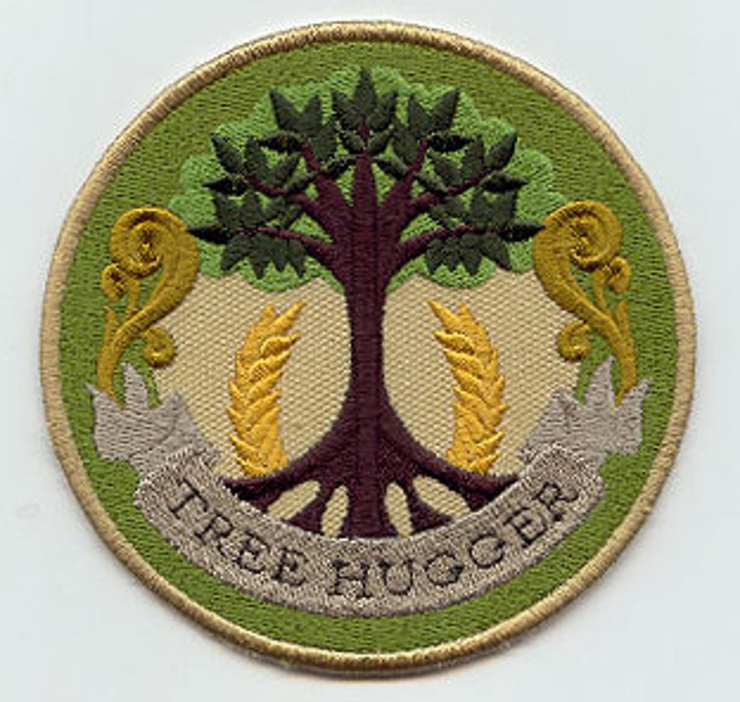 Tree Hugger Patch Sew on Patch Applicae Patches for Jackets Sweatshirts ...