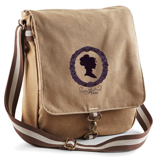 Wanderlust Embroidered Canvas Field Bag - Etsy