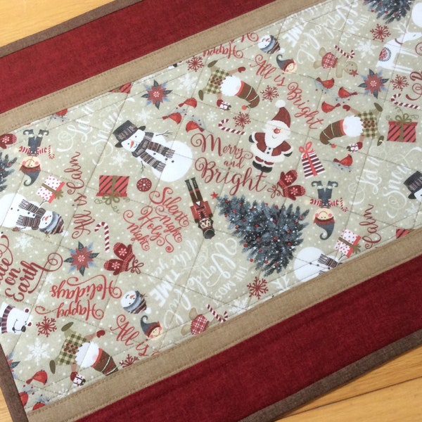 Snowman Table Runner - Etsy