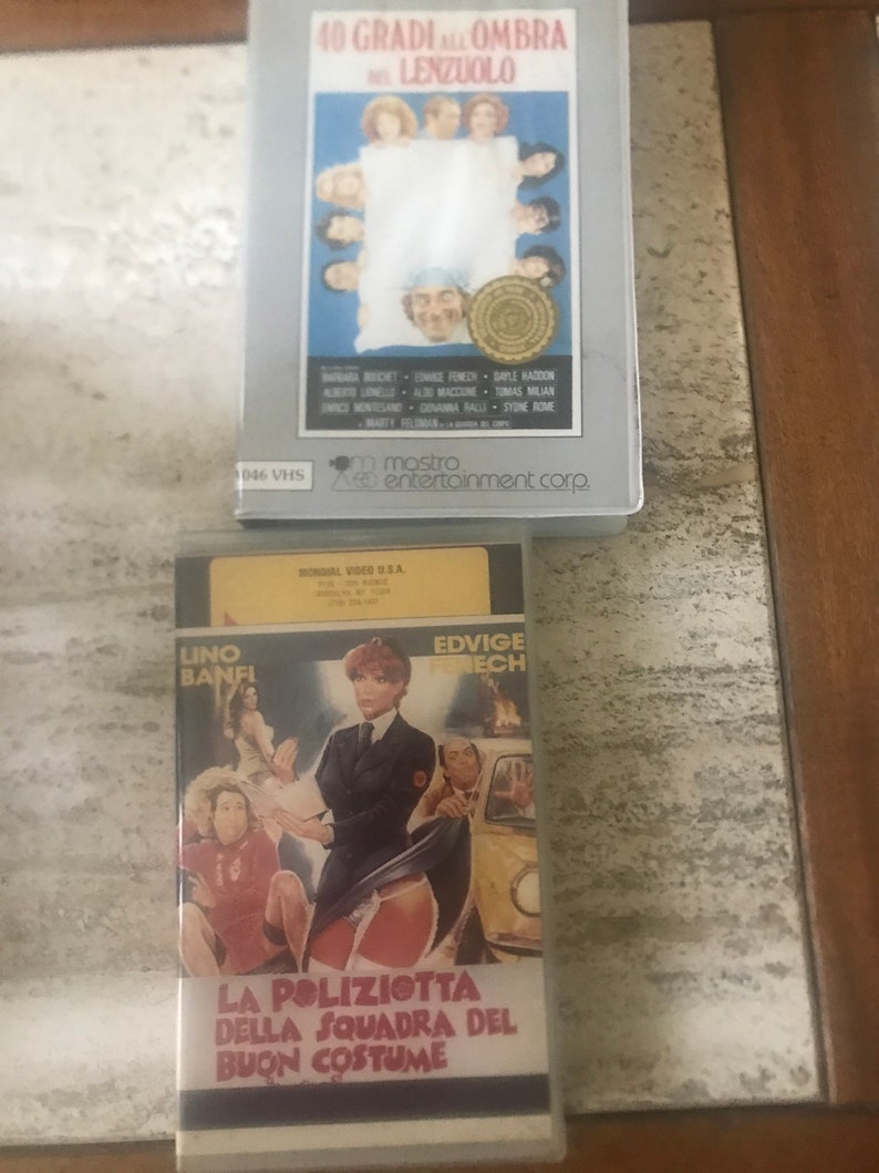 Italian Vhs Comedy Movies (14} 1980s? - Etsy