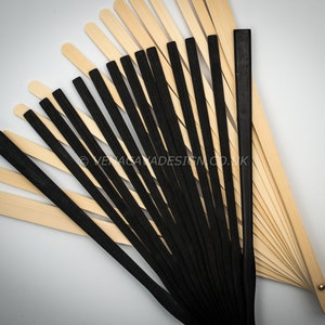 Bamboo Fan Staves Design and Make Your Custom Fan in Fabric, Paper or ...