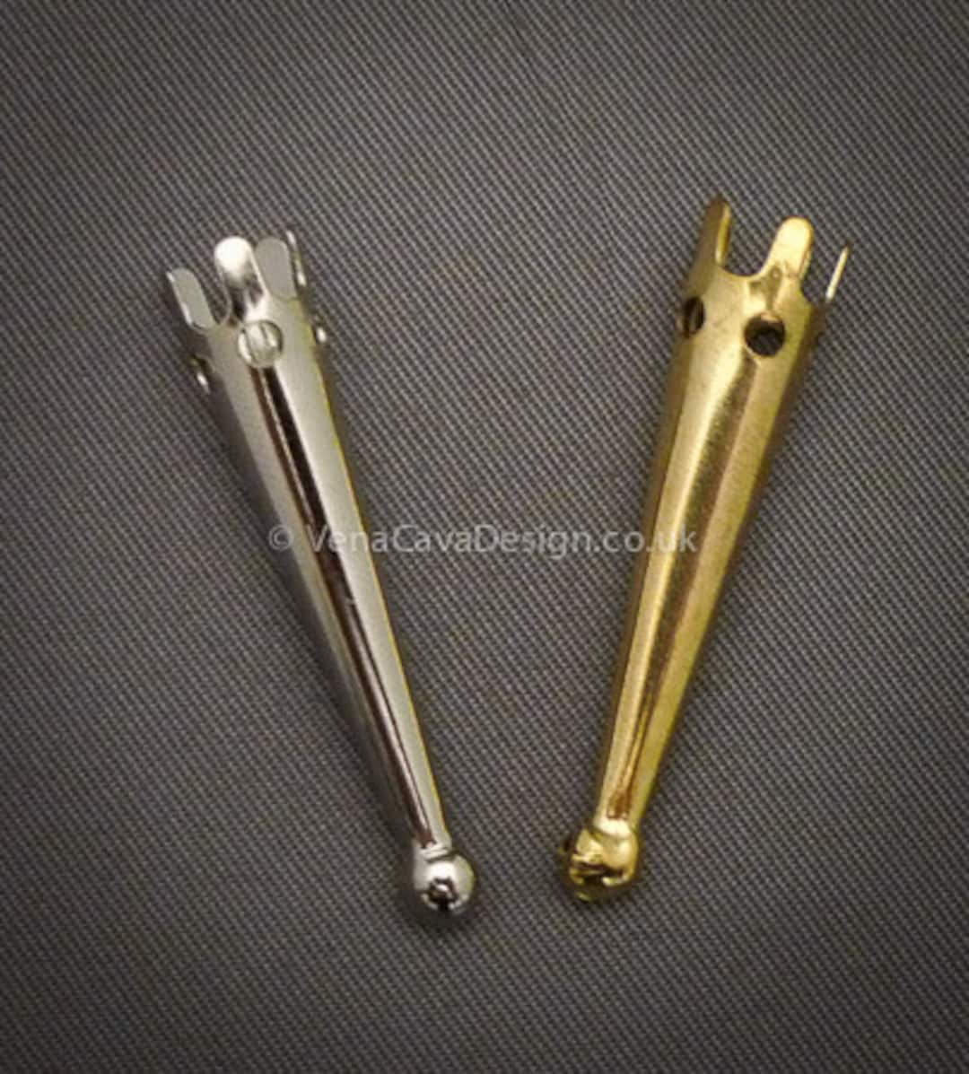 Short Metal Aglets, Plain Finish (aiglets) for Lace Tipping, Corsetry ...