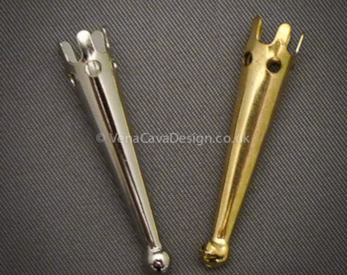 Short Metal Aglets, Plain Finish (aiglets) for Lace Tipping, Corsetry ...