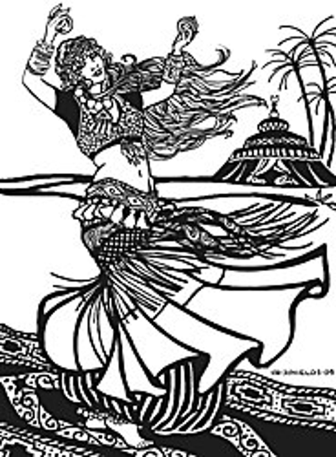 American Tribal Style Belly Dancer Choli Sewing Pattern - Etsy