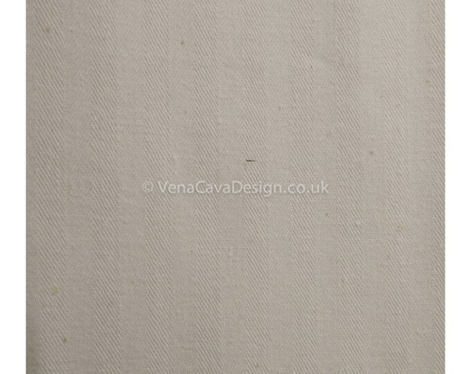 Soft White Herringbone Coutil 90cm Roll End Corsetry Etc - Etsy