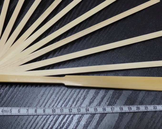 Bamboo Fan Staves Design and Make Your Custom Fan in Fabric, Paper or ...