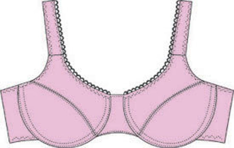 Linda Partial Band Bra Pattern by Beverly Johnson - Etsy
