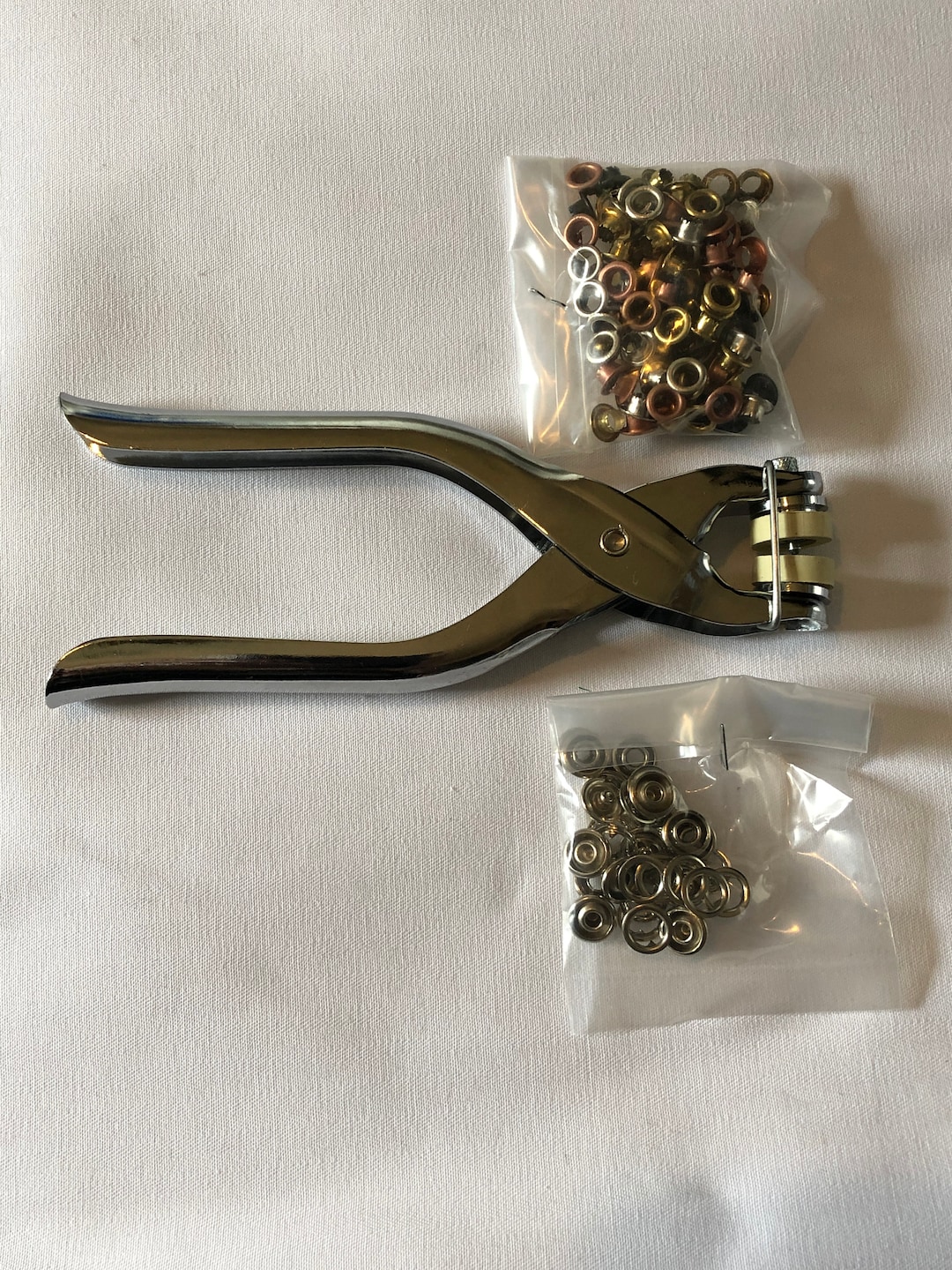 Eyelet Plier Set With 4mm Eyelets and Jersey Fasteners -REDUCED TO ...