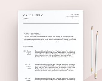 Professional Resume Template - Etsy