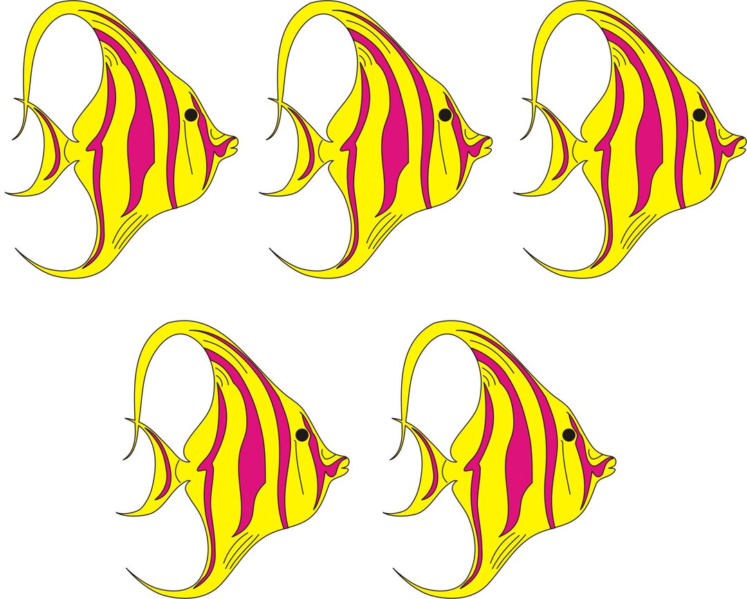 Tropical Fish Tile Transfers Stickers to Transform Your Bathroom or ...