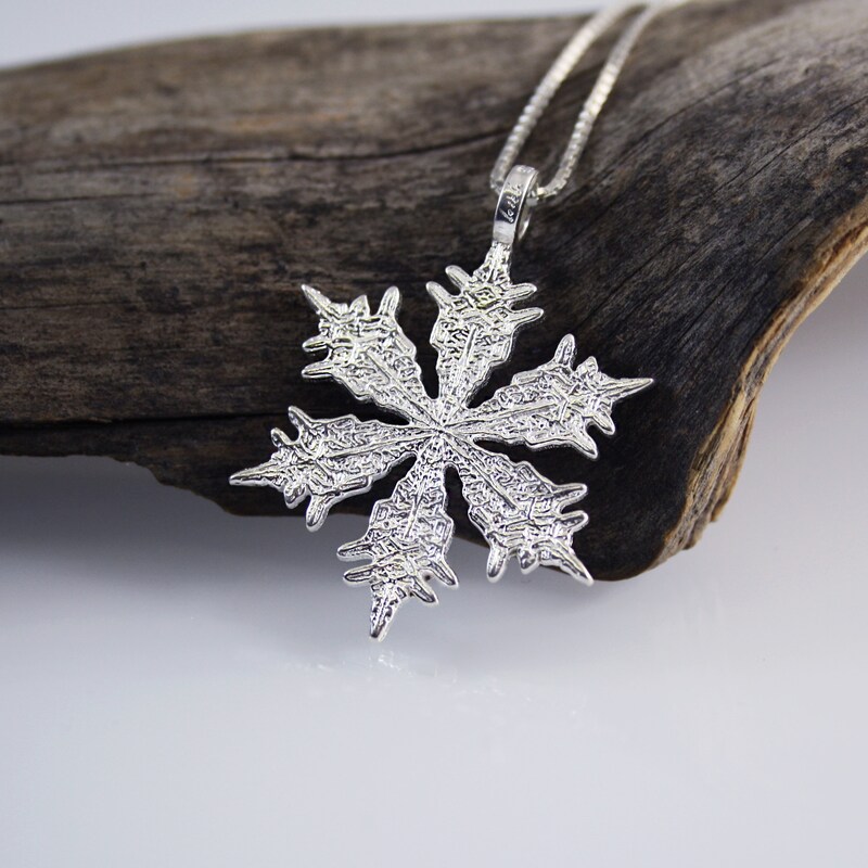 Snowflake Necklace - Etsy