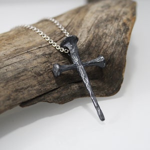 Nail Cross Solid Sterling Silver 925, Cross Jewelry, 3 Nails Cross ...