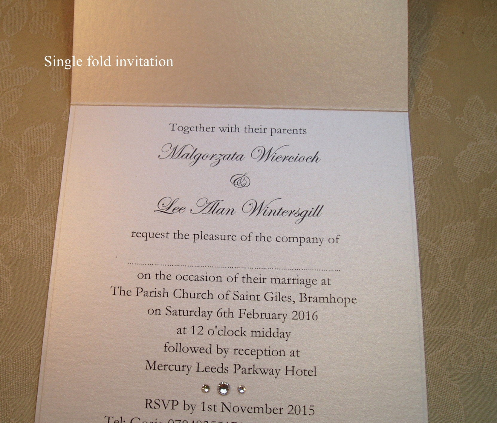 DIY Wedding Invitation Kit. Crystal Snowflake Wedding - Etsy UK