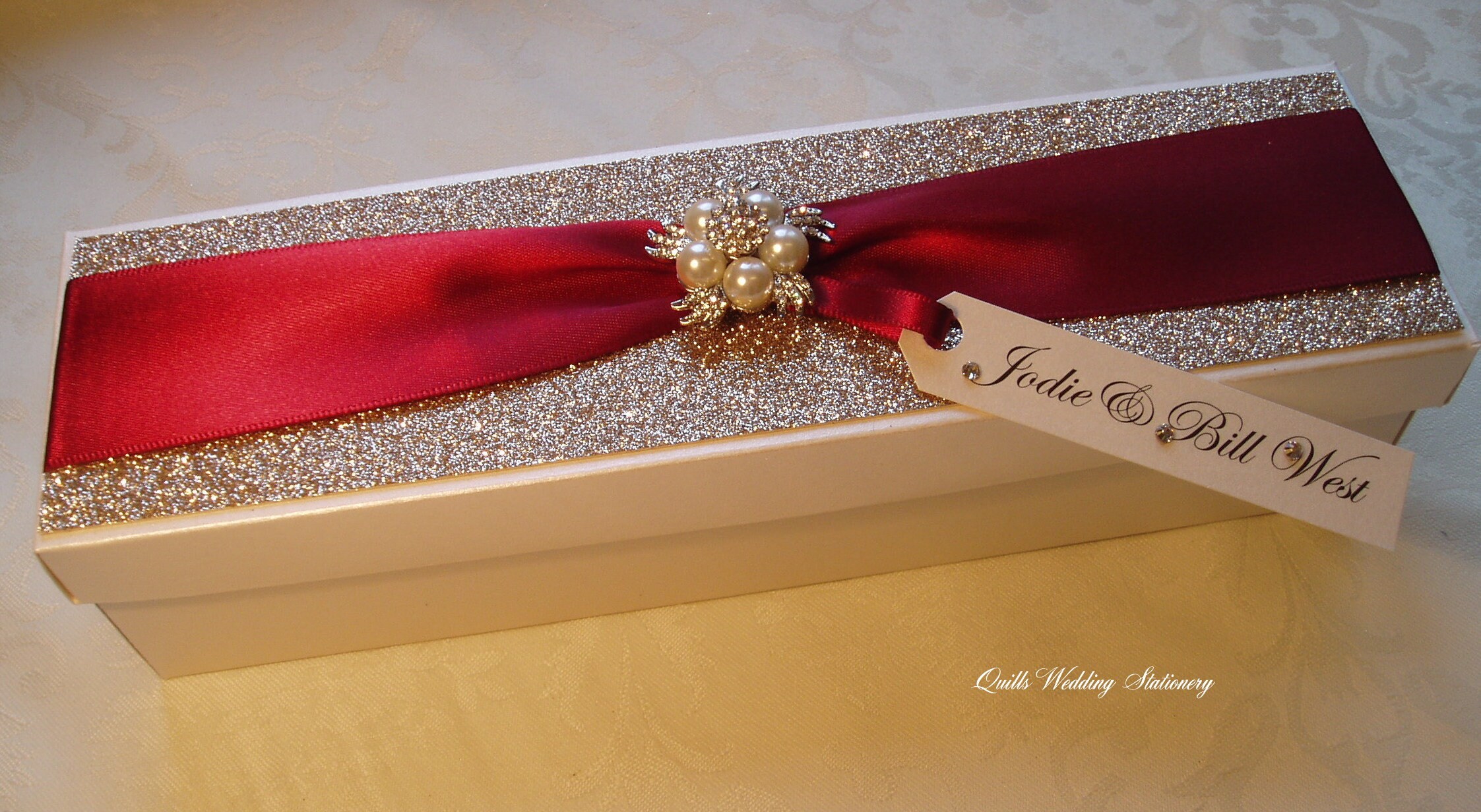 Luxury Wedding Certificate Box. Marriage Certificate Box. | Etsy