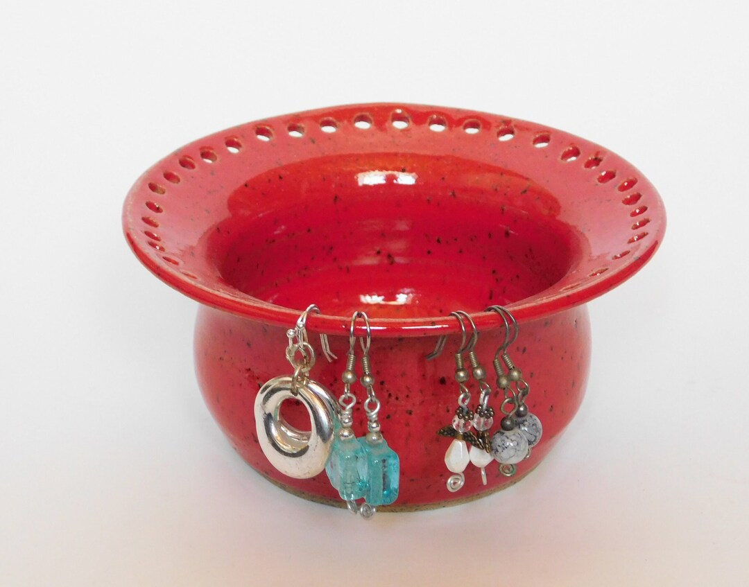 Jewellry Bowl Earring Organizer - Etsy