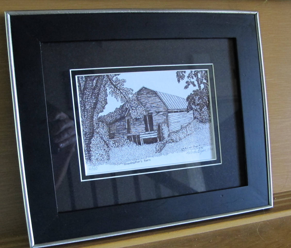 Barn Pen and Ink Limited Edition Print - "grandmother's Barn" - Etsy