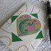 Heart-shaped "c" Monogram Handmade Note Card - Recycled and Up-cycled ...