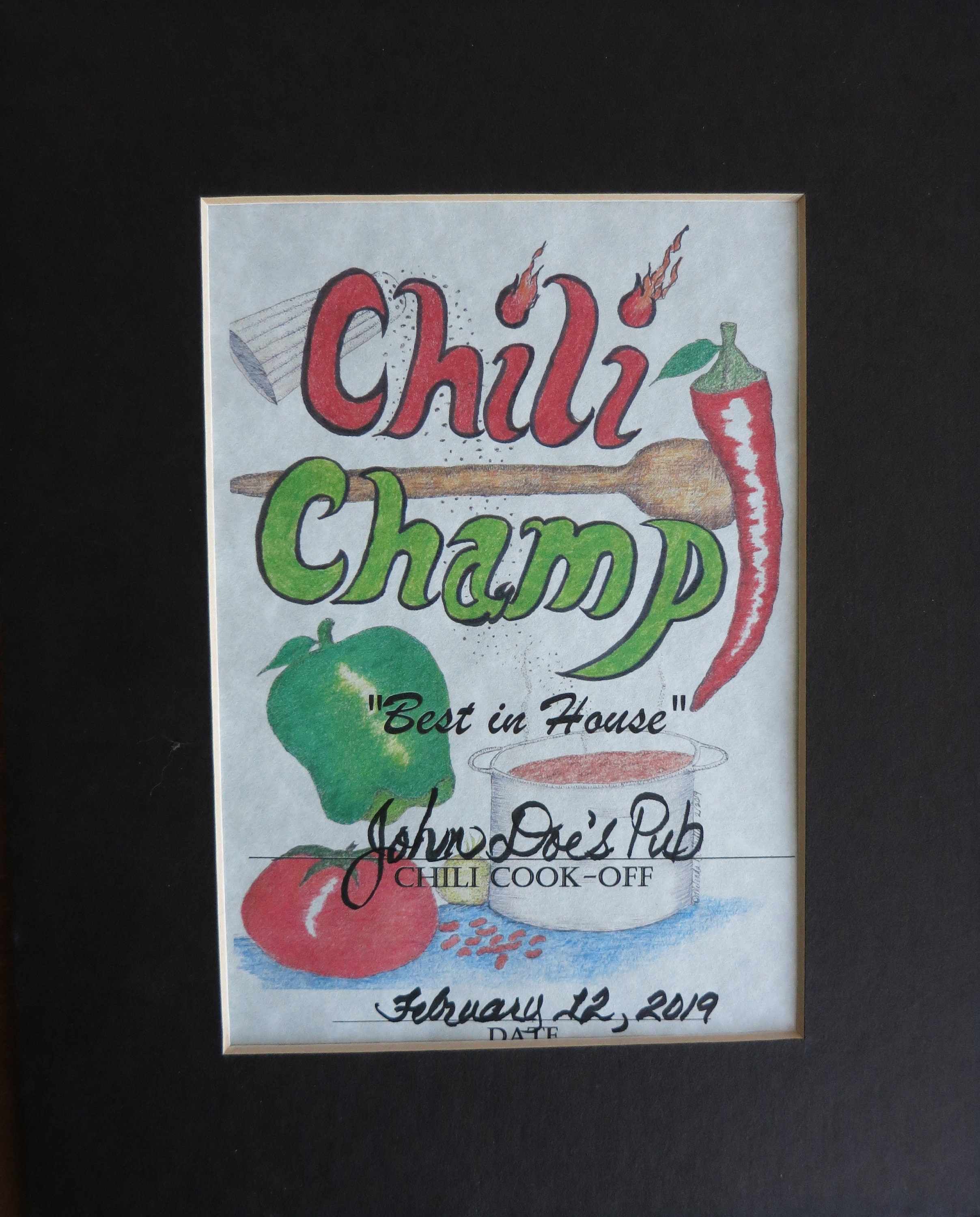 Chili Cook-Off Certificates Chili Champ - Etsy España