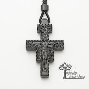 Black Crucifix - Etsy