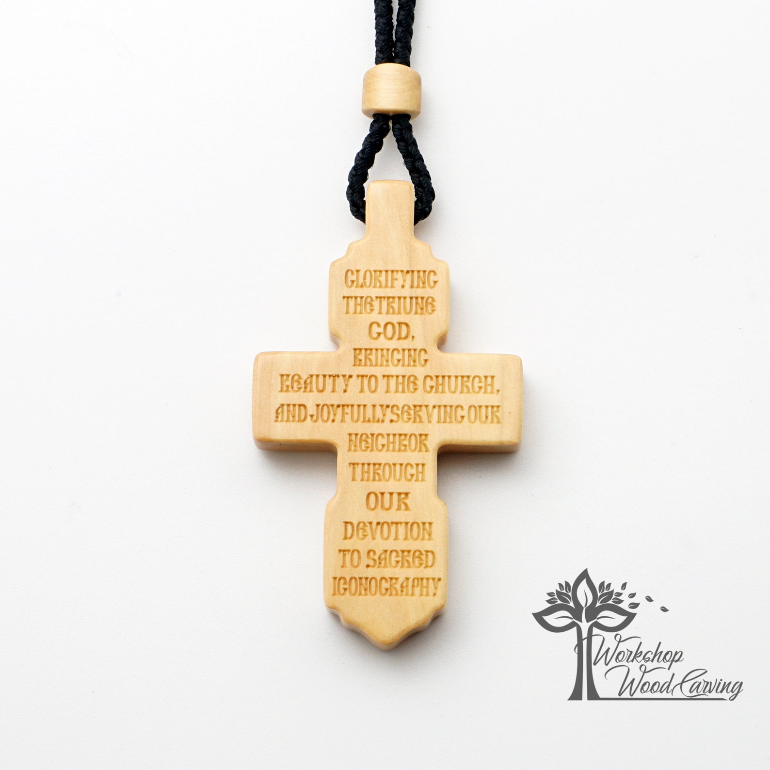 Orthodox Wood Cross Necklace Handmade Wooden Cross | Etsy