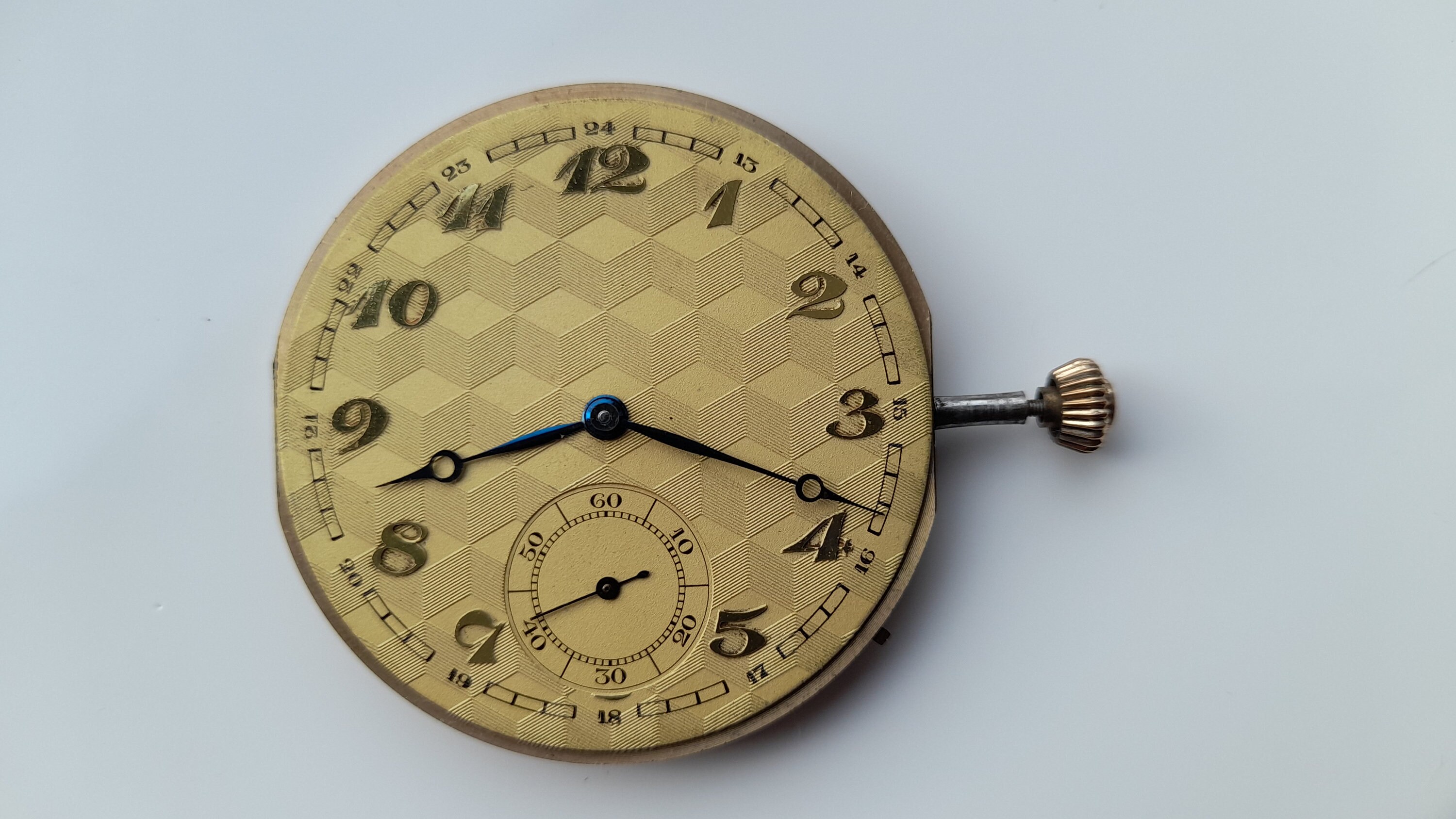 Full Hunter Pocket Watch Movement Working. STEM at 3. - Etsy