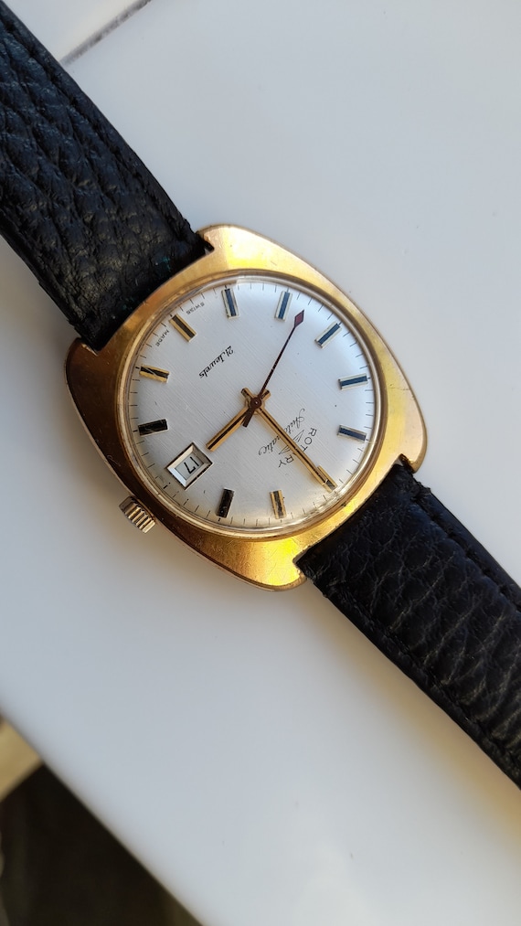 Rotary automatic 21 jewels wristwatch working - Gem