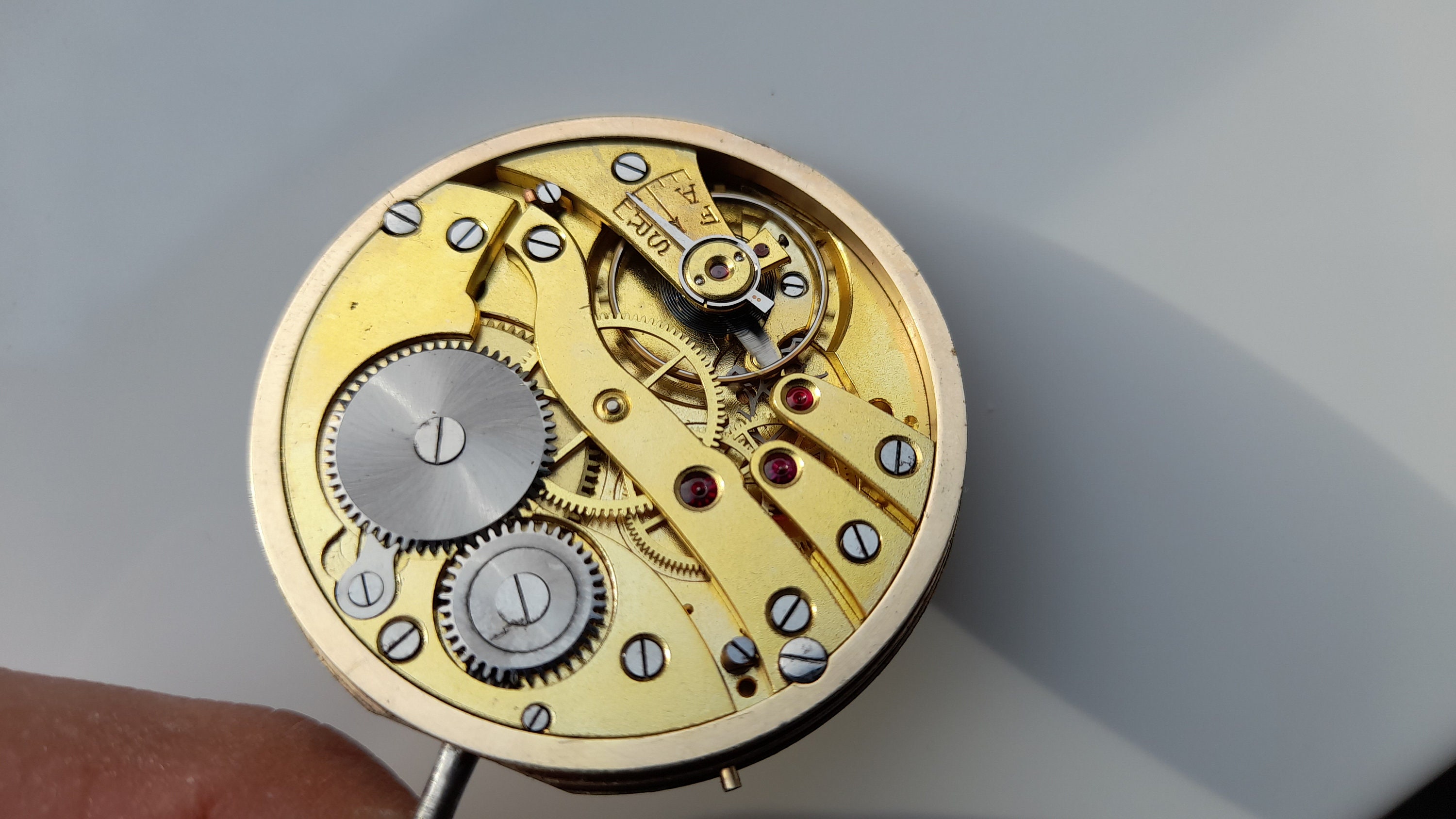 Full Hunter Pocket Watch Movement Working. STEM at 3. - Etsy