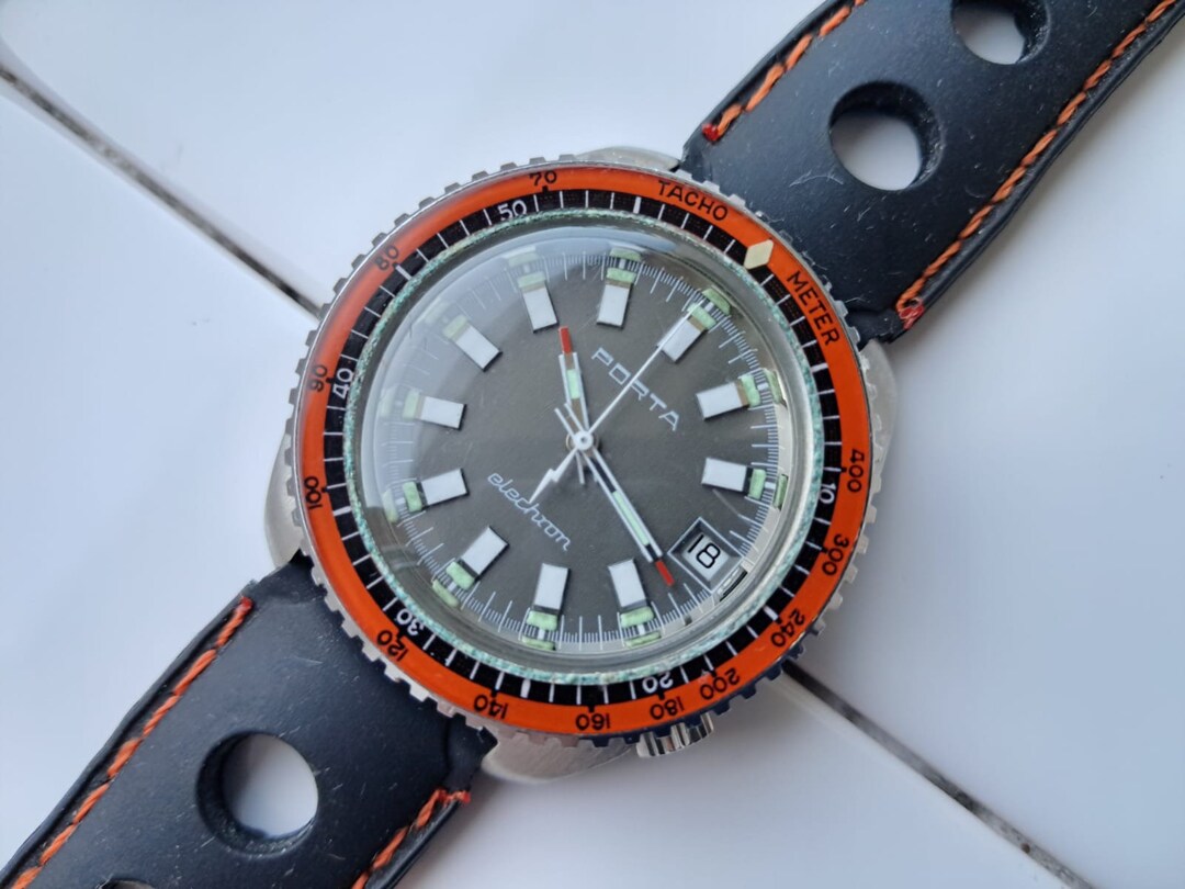 Porta Elechron Electron 20 Atu Dive Watch Pforzheim PUW 1001 Gruen ...