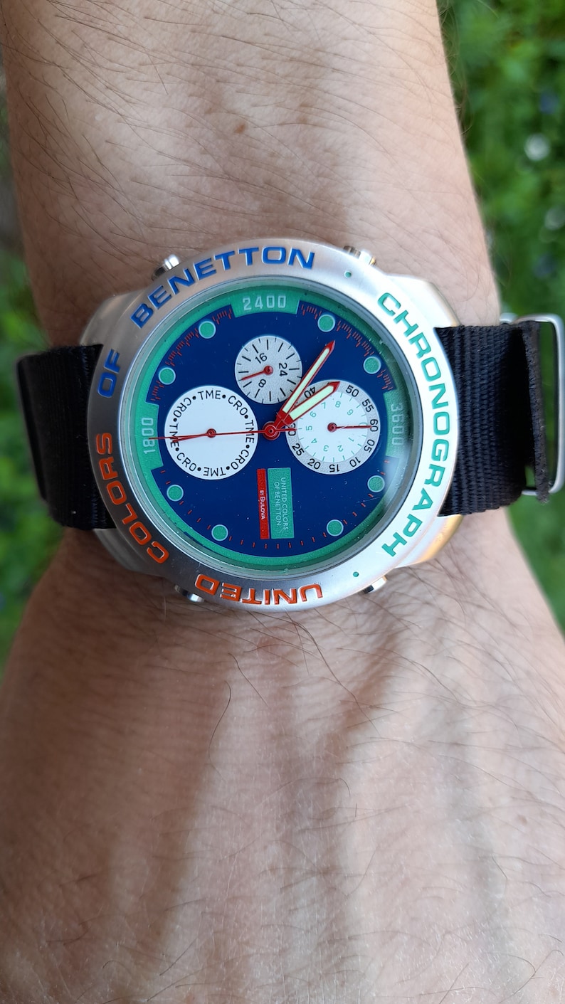 Bulova United Colors of Benetton Chronograph Men's Working Wristwatch ...