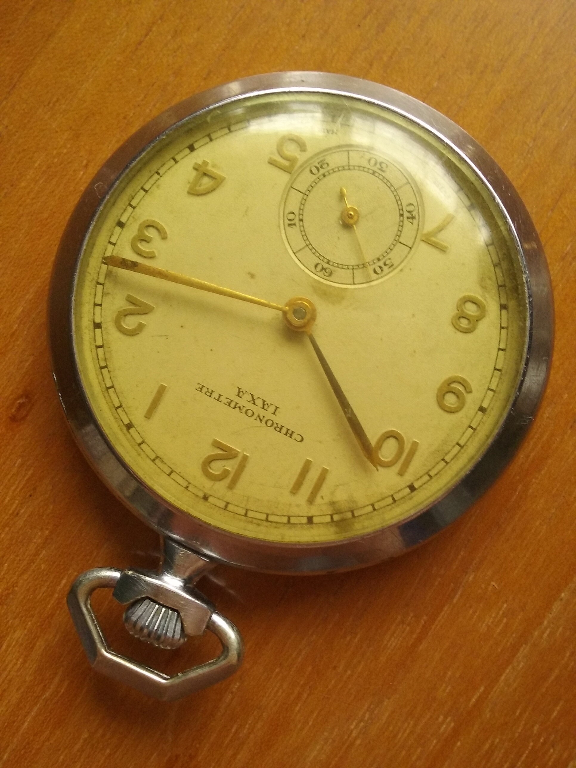 Chronometre Iaxa Pocket Watch Working - Etsy