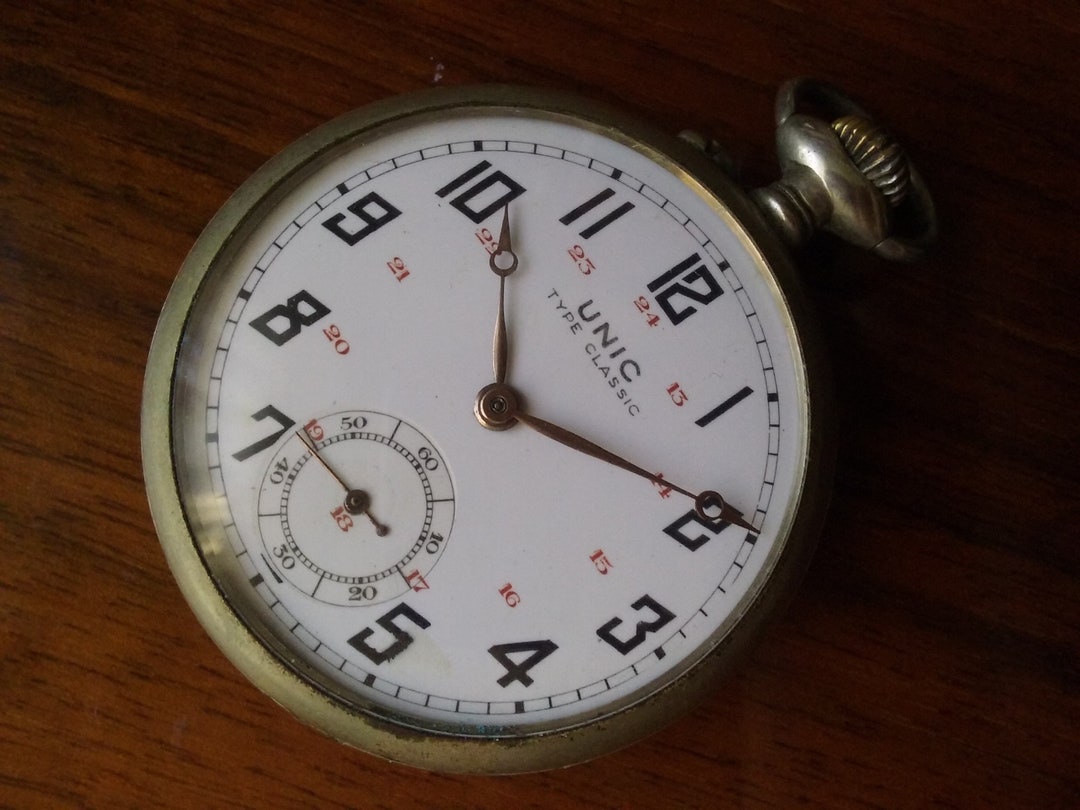 UNIC Pocket Watch Working - Etsy