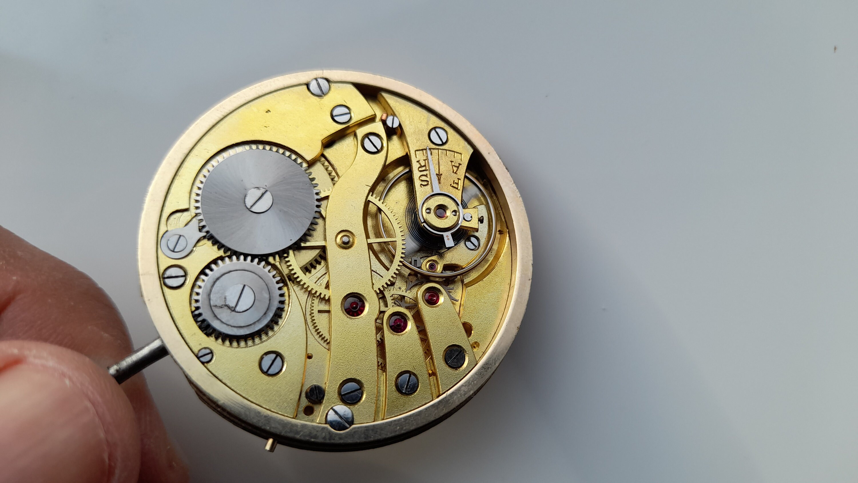 Full Hunter Pocket Watch Movement Working. STEM at 3. - Etsy
