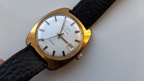 Rotary automatic 21 jewels wristwatch working - Gem