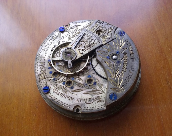 Western Special Pocket Watch Movement NON Working. FOR PARTS - Etsy