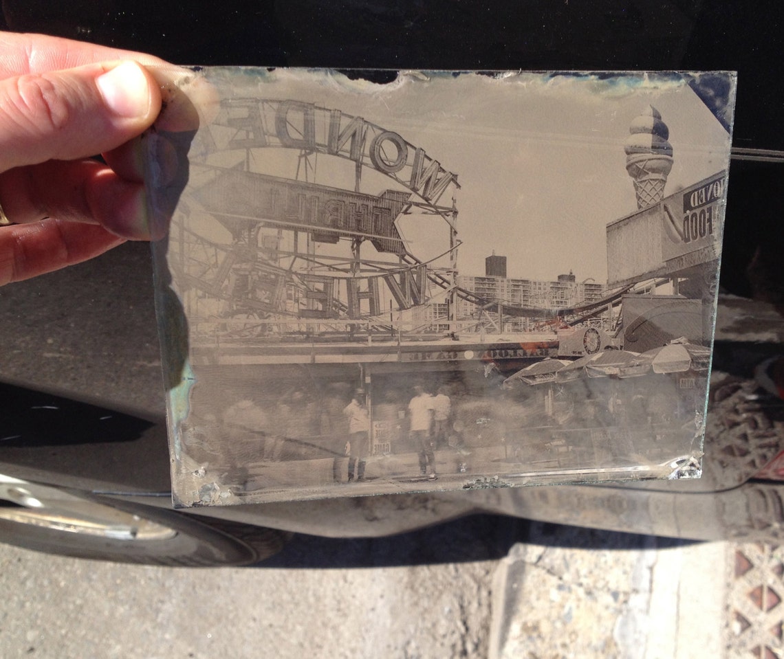 Wet Plate Collodion Print - Coney Island - Wonder Wheel - Fine Art ...