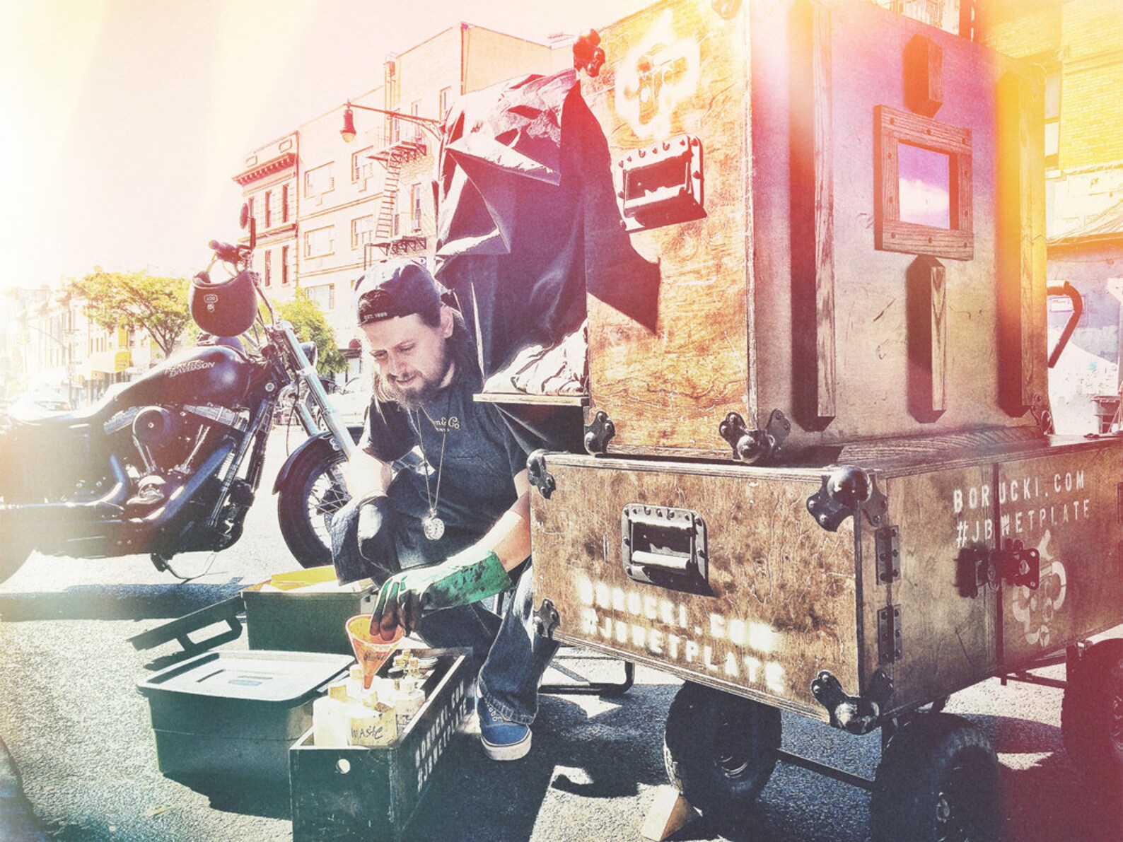 Wet Plate Collodion Print Street Photography Detroit Brush Park Fine ...