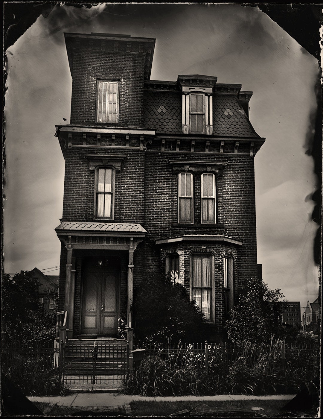 Wet Plate Collodion Print - Street Photography - Detroit - Brush Park ...