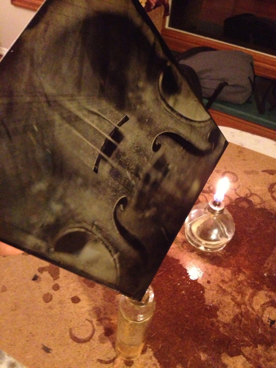 Wet Plate Collodion Photography Print - Violin Still Life - Fine Art ...