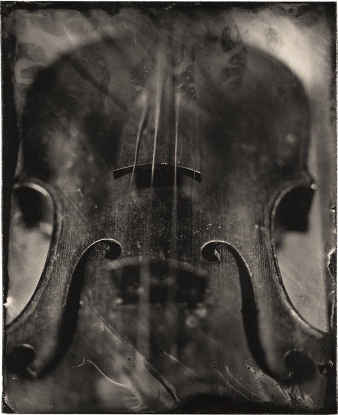 Wet Plate Collodion Photography Print - Violin Still Life - Fine Art ...