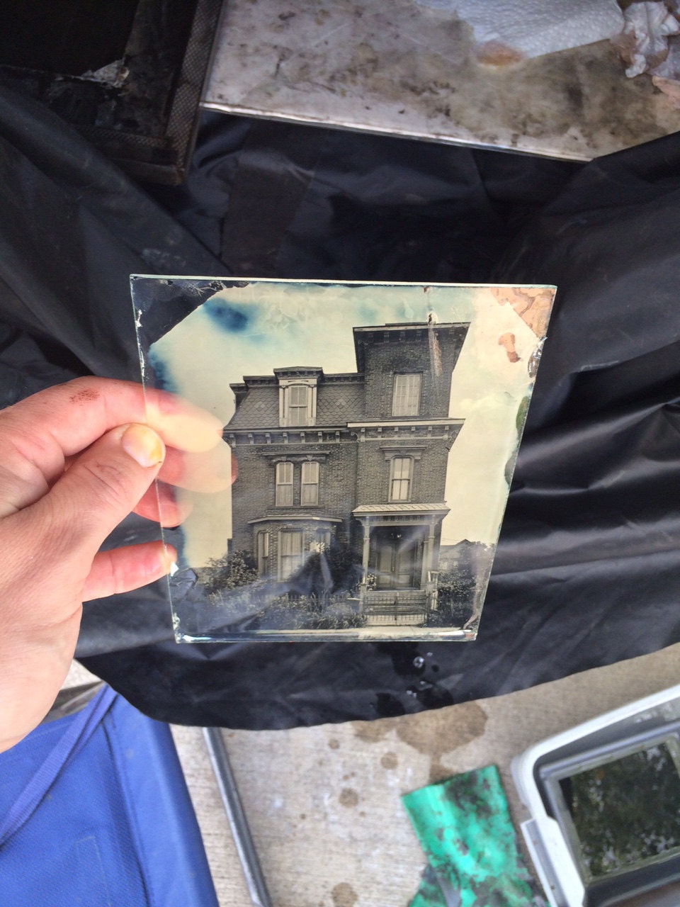 Wet Plate Collodion Print Street Photography Detroit Brush Park Fine ...