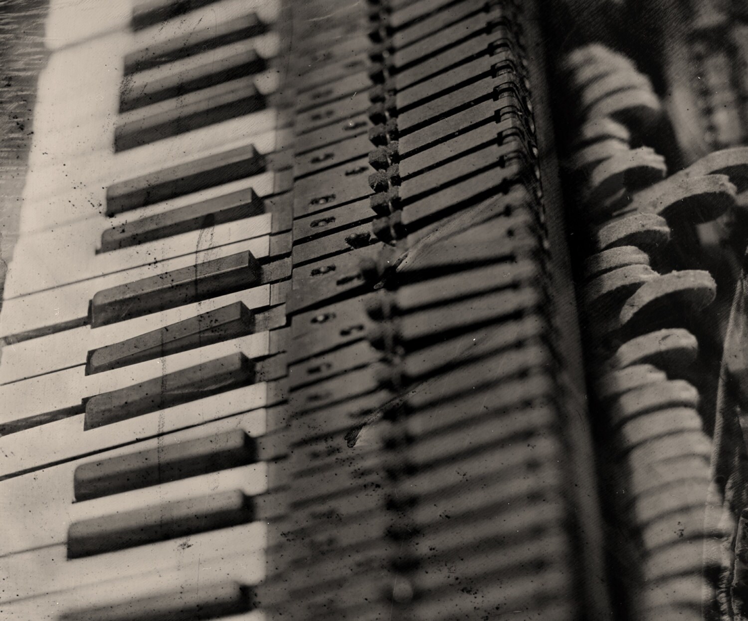 Wet Plate Collodion Print - Piano Still Life - Fine Art Print - Signed ...