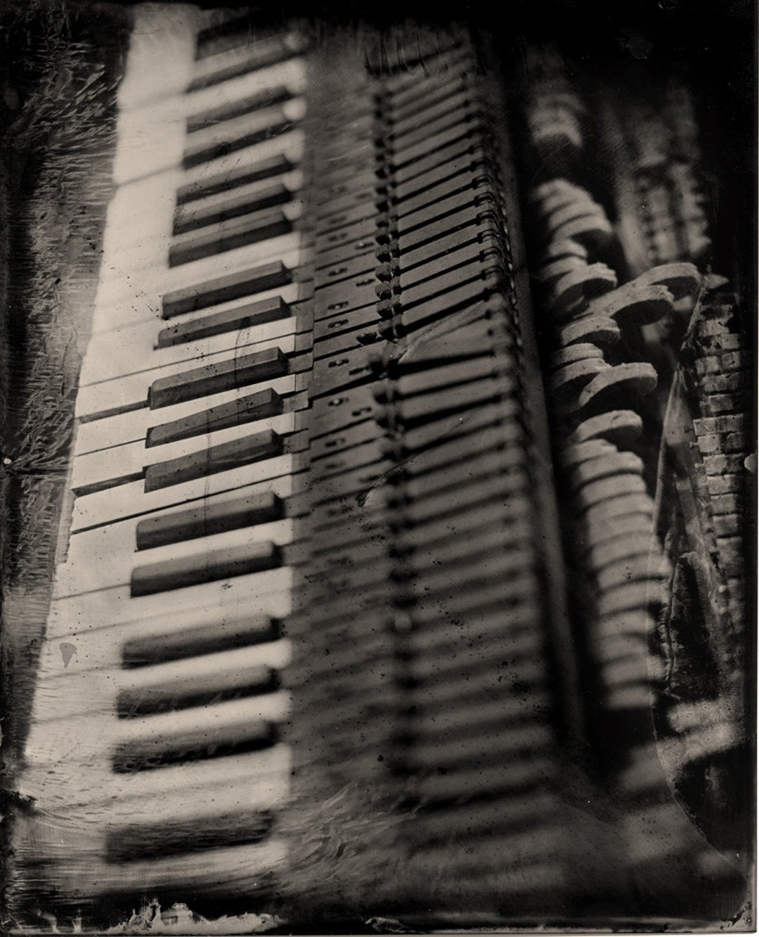 Wet Plate Collodion Print - Piano Still Life - Fine Art Print - Signed ...