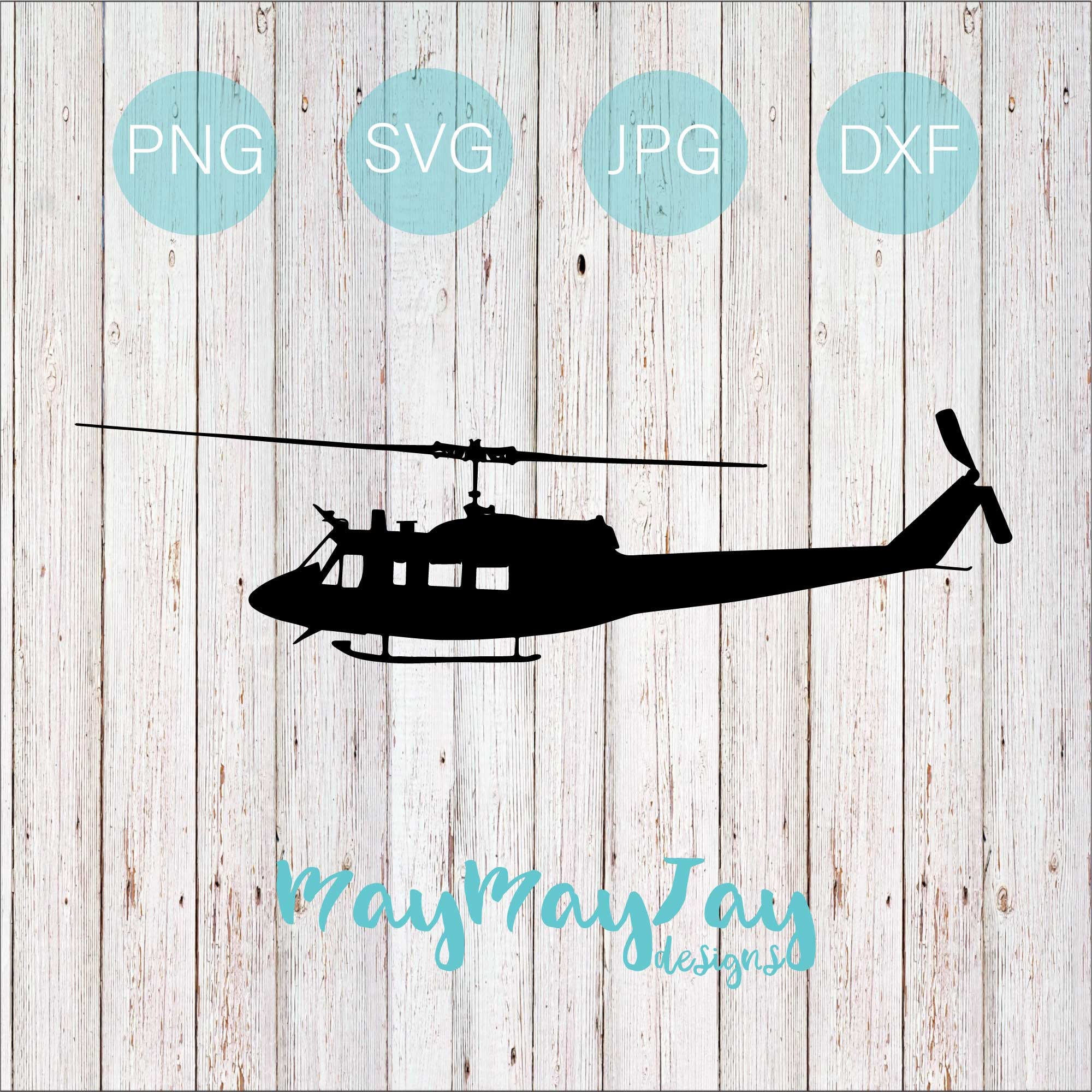 Huey Hubschrauber Silhouette Huey Helicopter From Above Silhouette