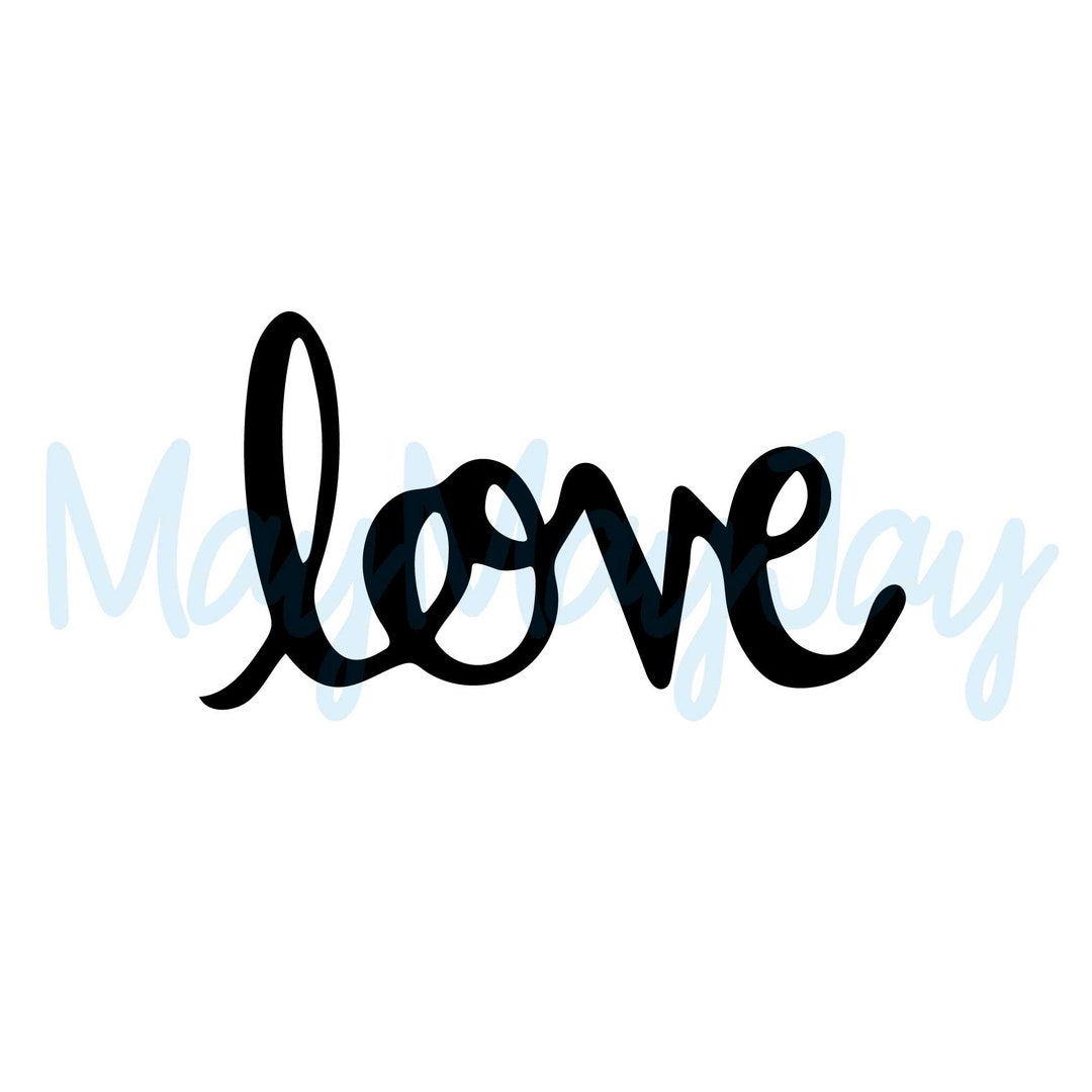 Love-calligraphy- Svg Png Jpg Dxf Files - Etsy